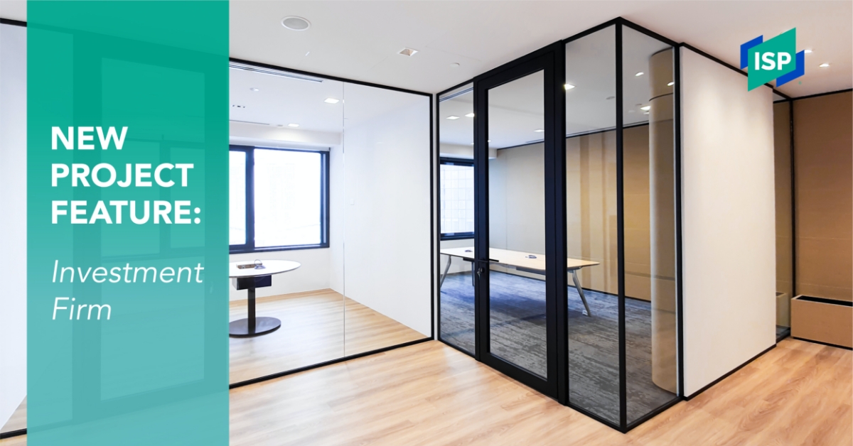Modern and Minimal Fit-out with Glass Partitions