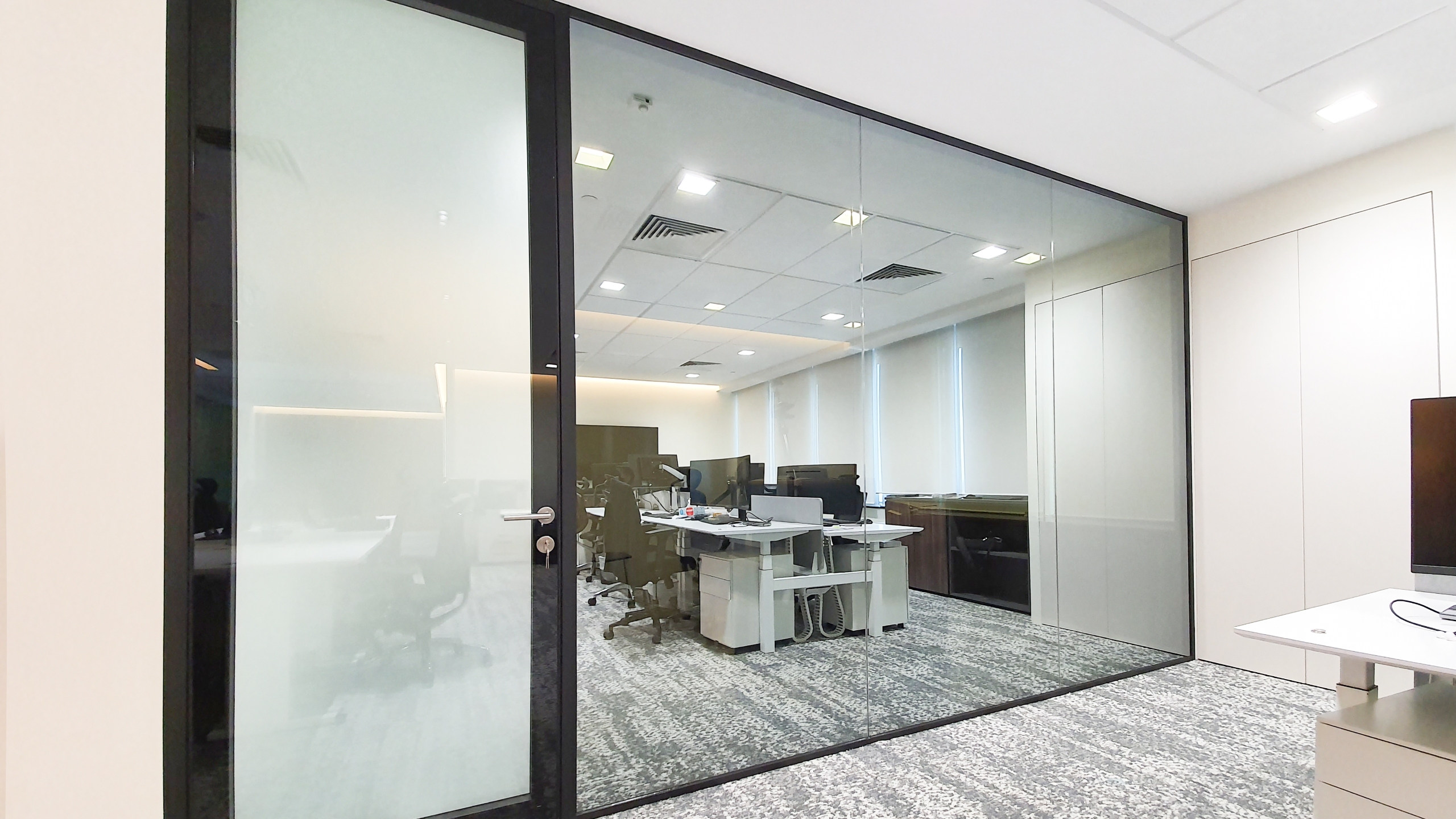 One Way Mirror Integrate Systems Panel